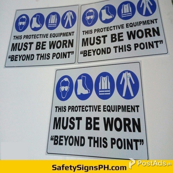 Construction Safety Signages Philippines | PostAds.ph