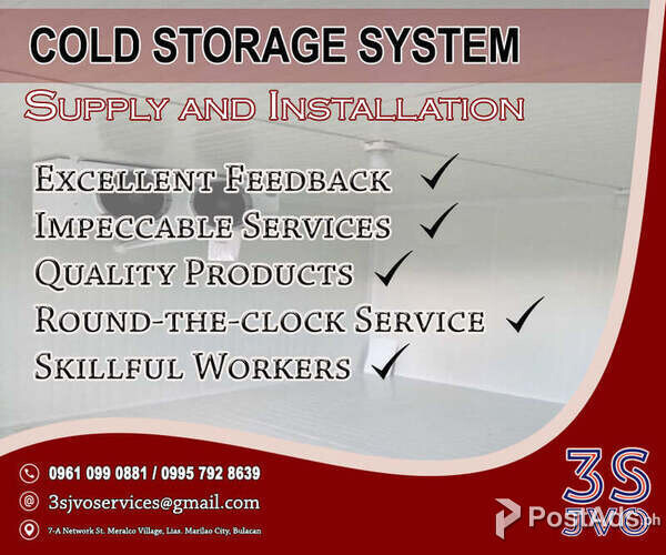 COLD STORAGE SYSTEM - Eloisa Geronimo | PostAds.ph