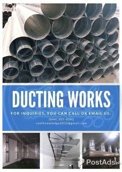 Chilled Water System and Ducting Works | PostAds.ph