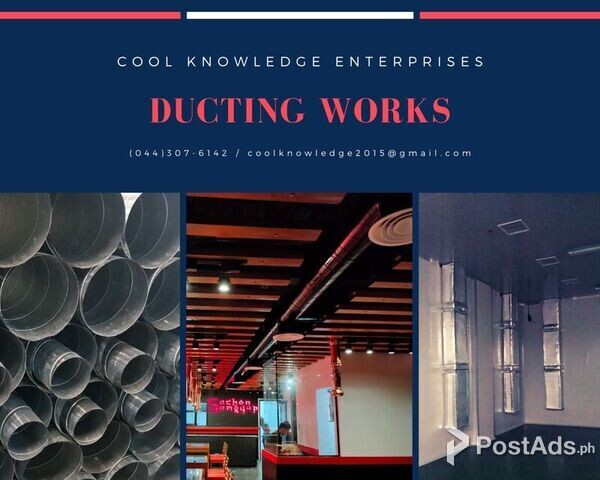 Supply/Installations - Ducting Works Services | PostAds.ph