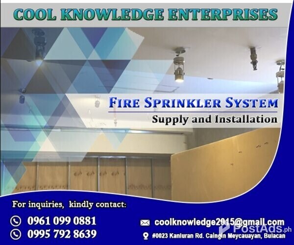 Supply/Services - Fire Sprinkler System** CKE Bulacan | PostAds.ph