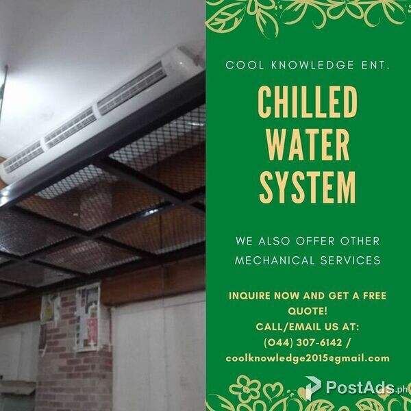 Supply & Installation of Chilled Water System | PostAds.ph