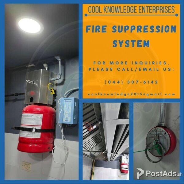 Fire Suppression - Supply - Install - Cool Knowledge Enterprises | PostAds.ph