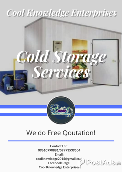 Services - Cold Storage w/Supply and Installation - Cool Knowledge ...
