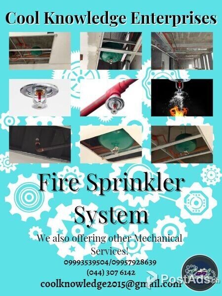Services - Fire Sprinkler w/Installation and Supply | PostAds.ph