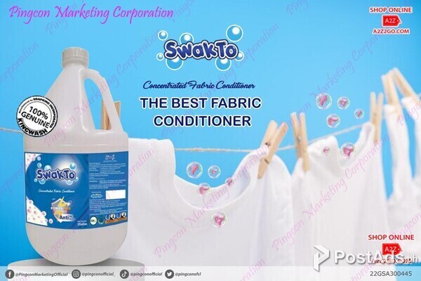Swakto Concentrated Fabric Conditioner | 1 Gallon | PostAds.ph