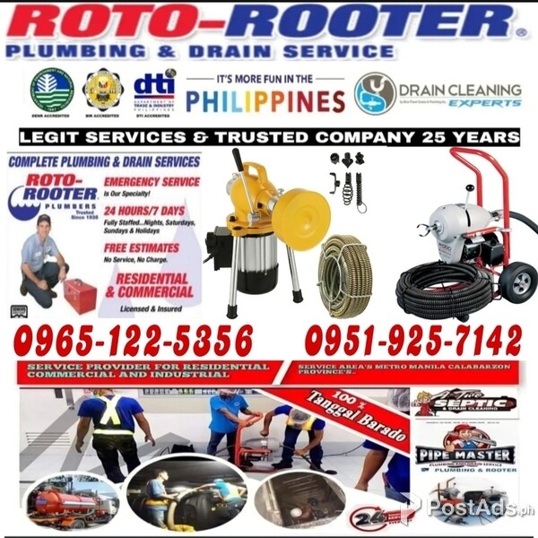 Plumbing Declogging Siphoning Services | PostAds.ph