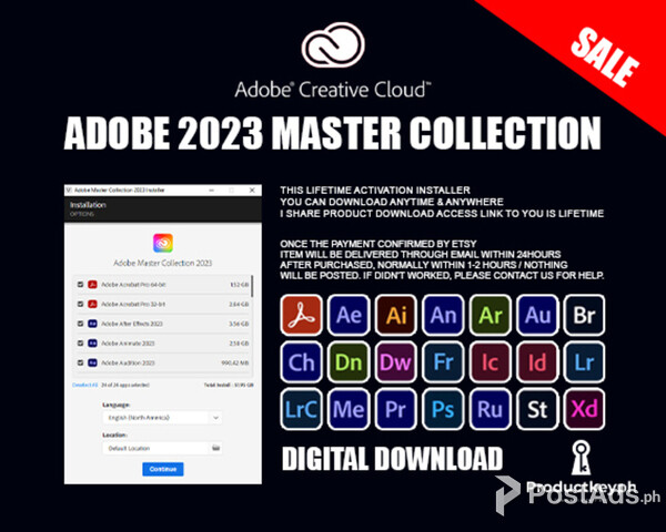 Adobe 2023 for Windows 10 | Windows 11 | Lifetime | Adobe Acrobat Pro ...