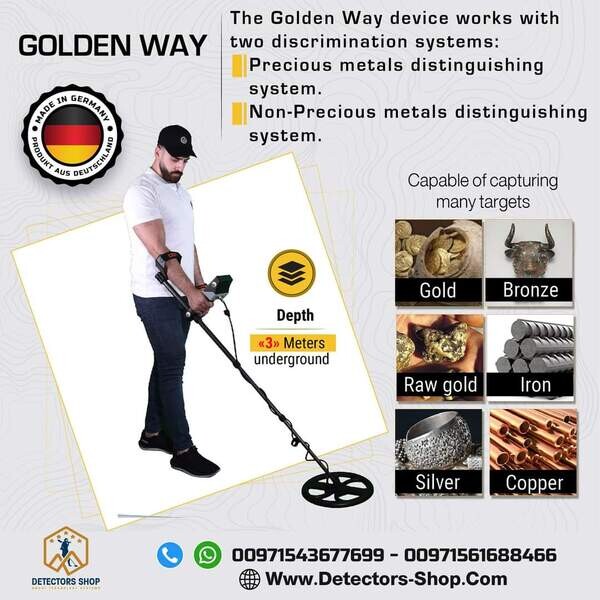 Gold and metal detector Golden way - Detectors shop | PostAds.ph