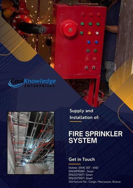 Fire Sprinkler System Works and Installation! | PostAds.ph