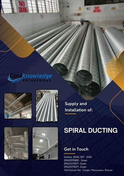 Spiral Ducting Works and Installation! | PostAds.ph