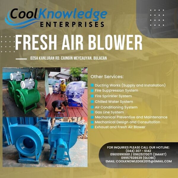 DUCTING WORKS, AIRCON DUCTING, EXHAUST DUCT, EXHAUST BLOWER - Cool Knowledge Enterprises ...