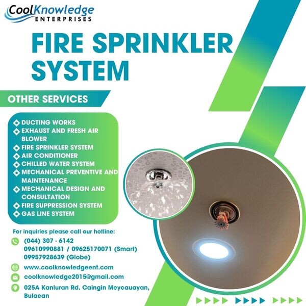 TRUSTED SUPPLIER & INSTALLER OF FIRE SPRINKLER SYSTEM | PostAds.ph