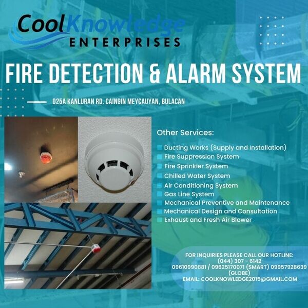 WE SUPPLY AND INSTALL FIRE DETECTION & ALARM SYSTEM | PostAds.ph