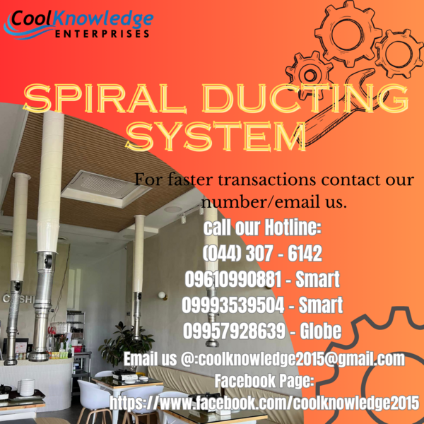 Spiral Ducting We Supply !! Install !! | PostAds.ph
