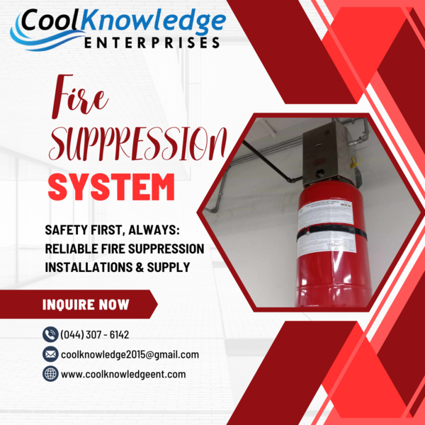 Fire Suppression System || Reliable Installation And Supply Services | PostAds.ph