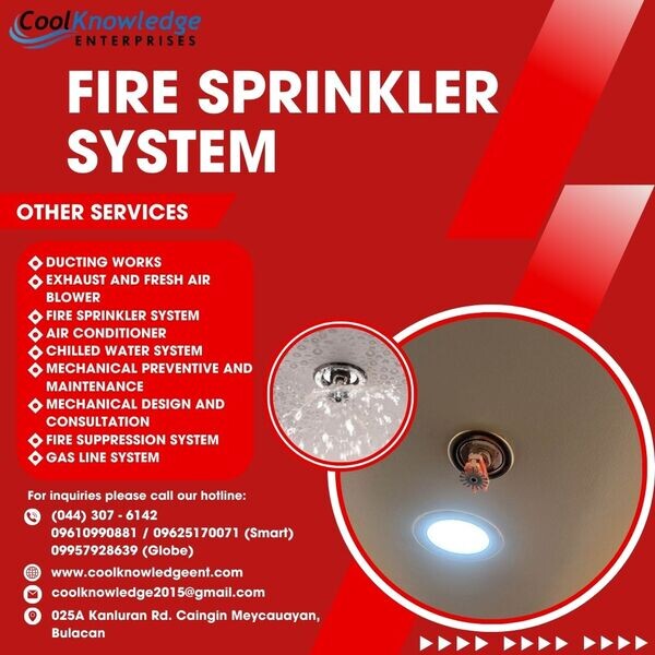 Fire Sprinkler System || Installation / Supply (Bulacan) | PostAds.ph