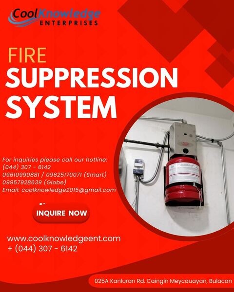 FIRE SUPPRESSION SYSTEM (WE SUPPLY & INSTALL) // PHILIPPINES | PostAds.ph