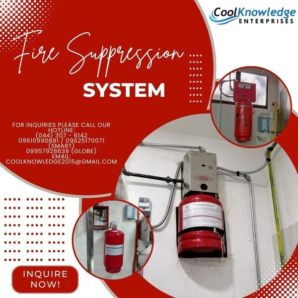 FIRE SUPPRESSION SYSTEM - SYSTEM SUPPLY AND INSTALLATION ; BULACAN - Cool Knowledge Enterprises ...
