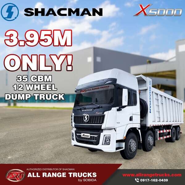 Shacman X5000 dump truck 8x4 12wheel 35 cbm BRAND NEW FOR SALE | PostAds.ph