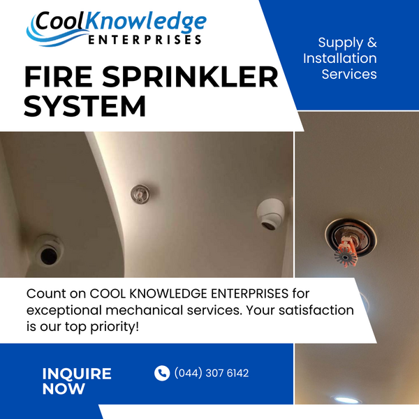 Fire Sprinkler System Reliable Supply & Installation (Manila) | PostAds.ph
