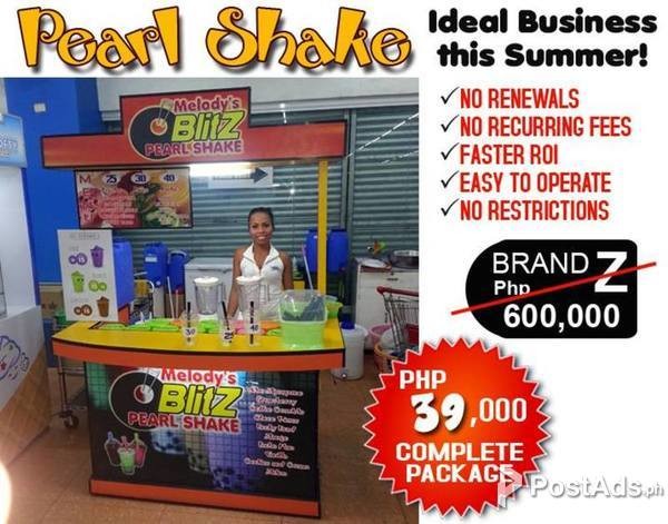 Food Cart Business Buko Shake Black Pearl Tapioca Shake | PostAds.ph