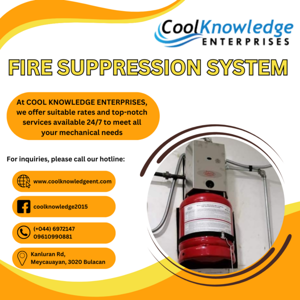 Fire Suppression System - Cool Knowledge Enterprises | PostAds.ph