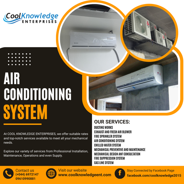 AVAILABLE || Air Conditioning System - Cool Knowledge Enterprises ...