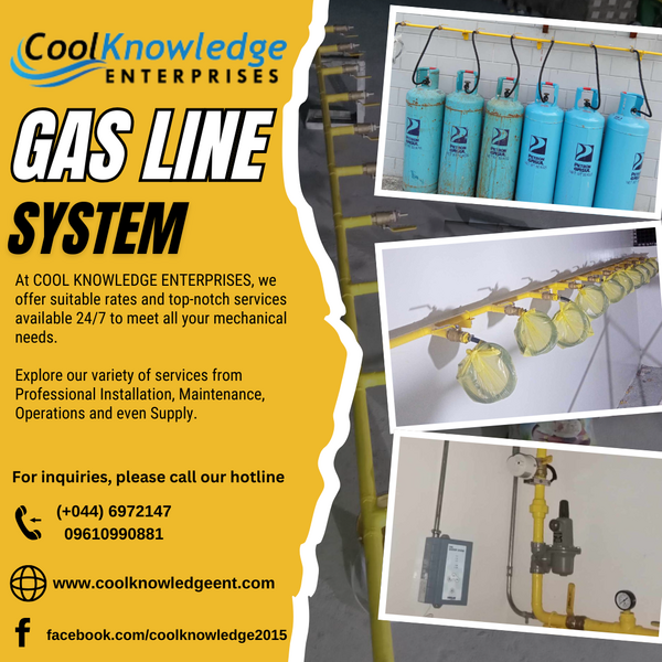 AVAILABLE || Gas Line System - Cool Knowledge Enterprises | PostAds.ph