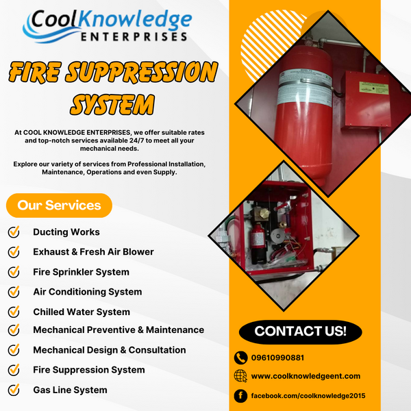 Fire Suppression System || Cool Knowledge | PostAds.ph