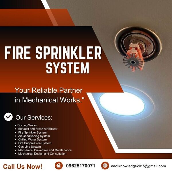 Fire Sprinkler Installation - Raliza | PostAds.ph