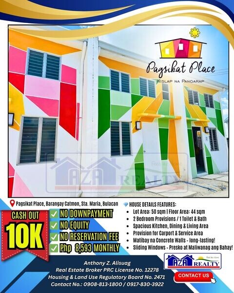 Pagsikat Place House & Lot for Sale – Only ₱10K Reservation Fee ...