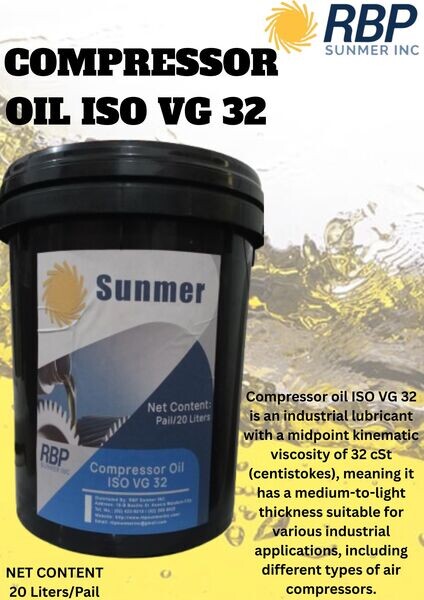 COMPRESSOR OIL ISO VG 32 (PAIL) - AEONSREM ENTERPRISE | PostAds.ph